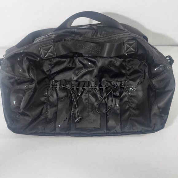 bebe | Bags | Bebe Michelle Large Duffle Bag Black Weekender Bag | Poshmark
